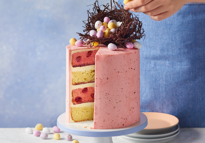 Recipe How To Make A Wow Worthy Speckled Easter Nest Cake Shemazing