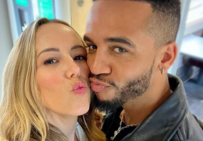 PIC: JLS star Aston Merrygold reveals first official wedding photo ...