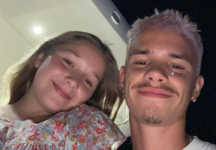 Harper Beckham shares sweet message to brother Romeo | SHEmazing!