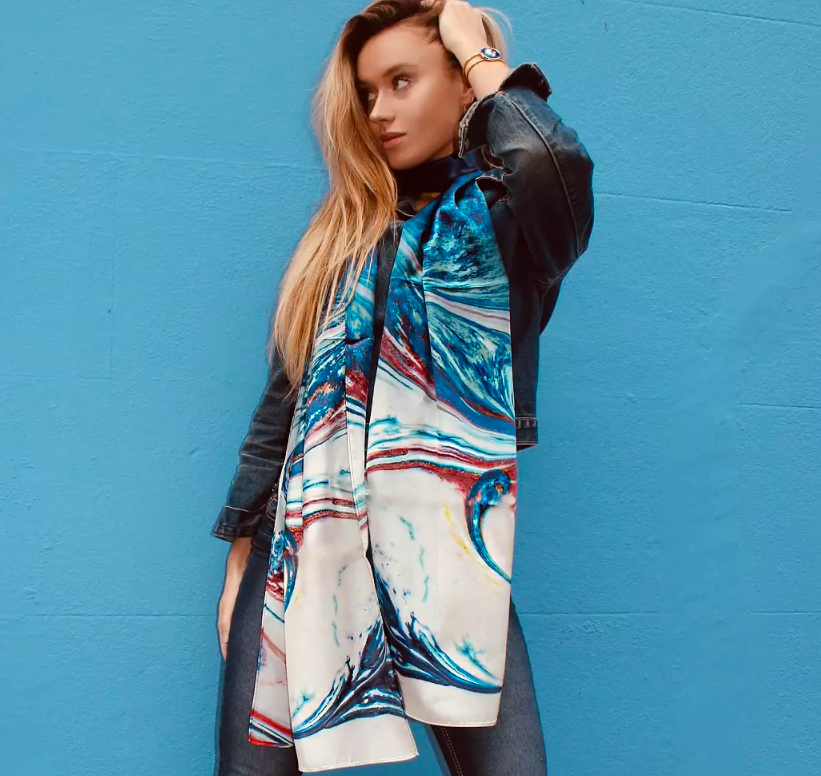 Meab Silk Scarves are a perfect canvas for vibrant colours in silk ...