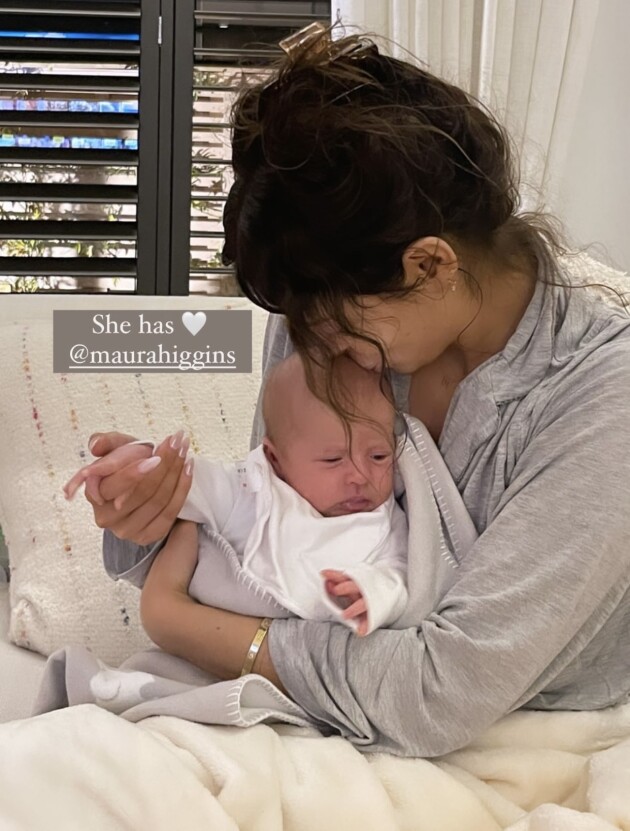 Molly-Mae Hague shares first pic of Maura Higgins with baby Bambi ...